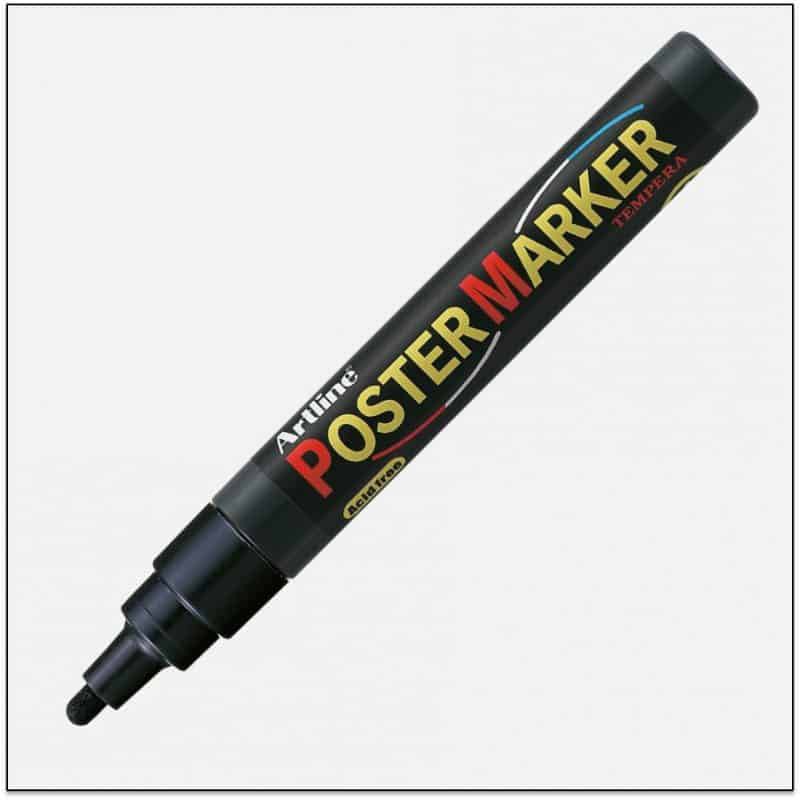 Artline Poster Marker Tempera EPP-4 Advertising Pen | Shopee Malaysia