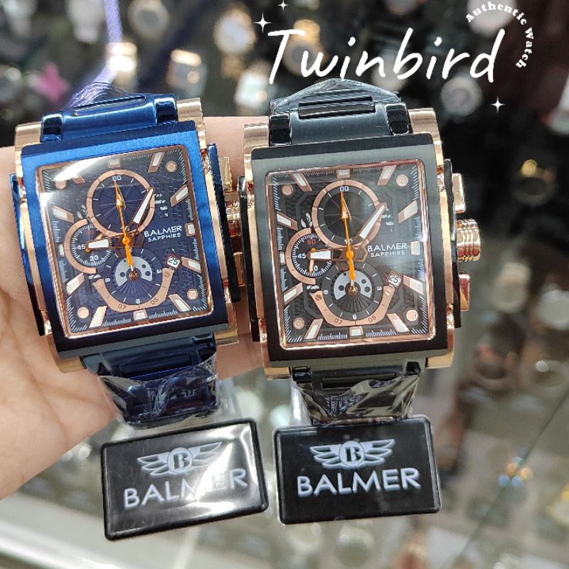 BALMER CHRONOGRAPH MAN WATCH with sapphire glass A8144 | Shopee Malaysia