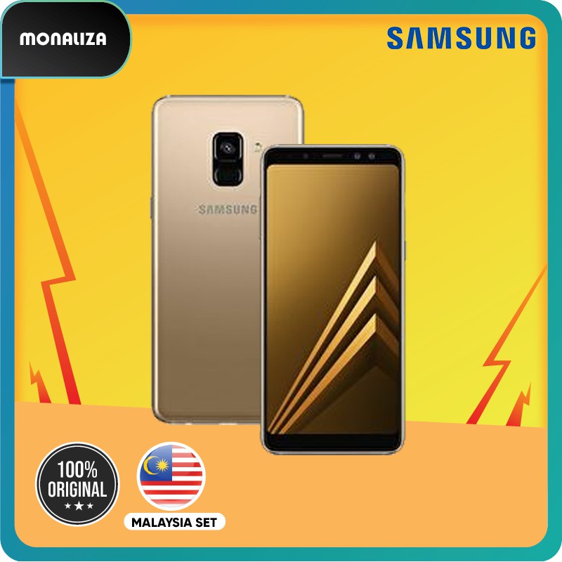 Samsung Galaxy Smartphone A8 2018 - (Black) | Shopee Malaysia