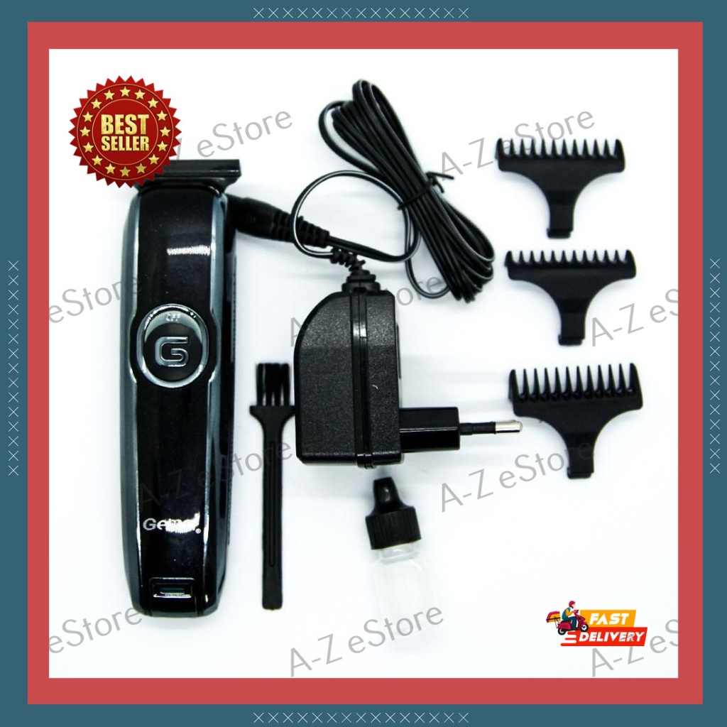 GEEMY GM-6050 rechargeable Trimmer Hair Cutter Ready Stock | Shopee ...