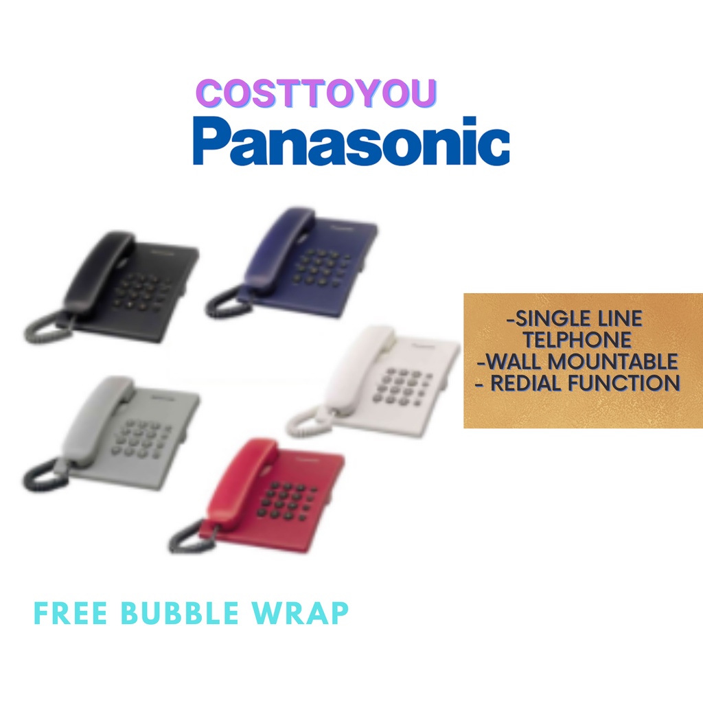 Panasonic Single Line Telephone / House Phone/telephone rumah KX ...