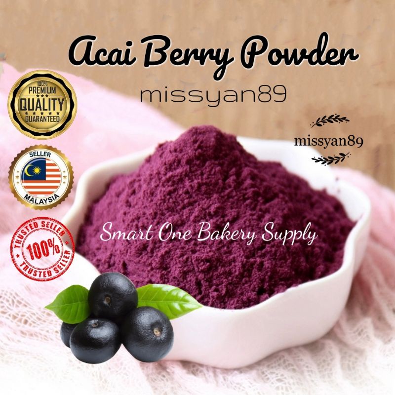 Acai Berry Powder / Acai Bowl Raspberry Maqui Blueberry Pomegranate ...
