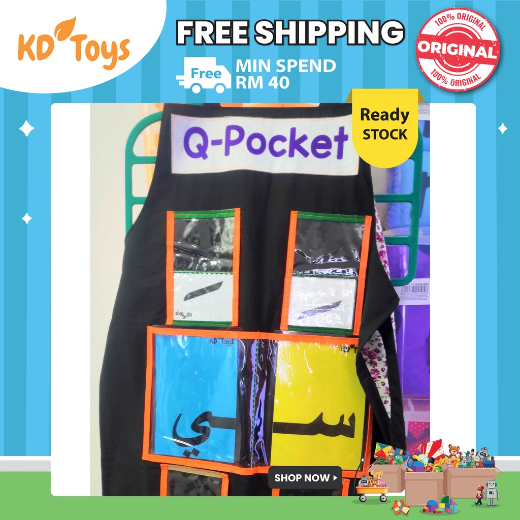 Q-POCKET WITH HURUF HIJAIYAH FLASHCARD | Shopee Malaysia