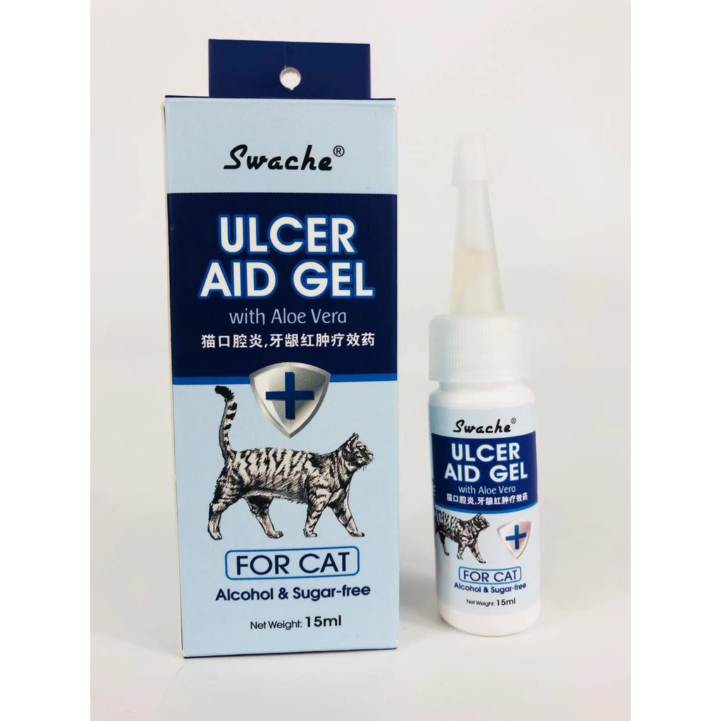 SWACHE ULCER AID GEL WITH ALOE VERA FOR CAT 15ml | Shopee Malaysia
