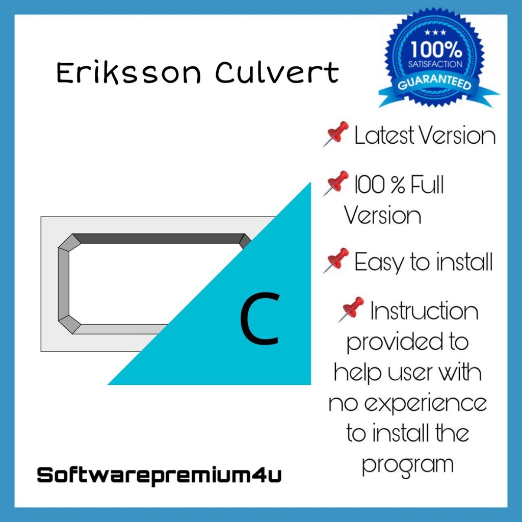 Eriksson Culvert 4.0.4 (2021) 🔥【Latest】🔥 | Shopee Malaysia