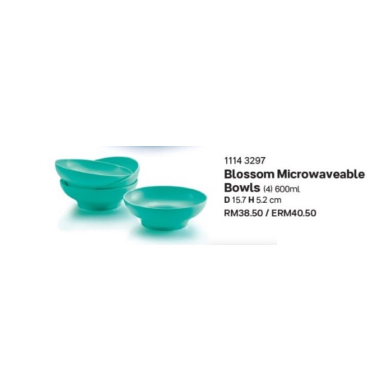 🔥READY STOCK🔥 Tupperware Blossom Turquoise | Shopee Malaysia