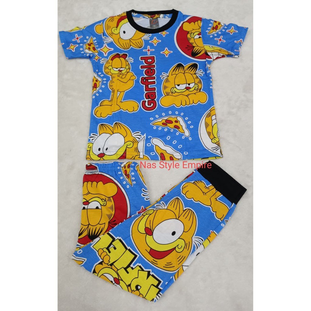 Baju Harian Kanak-kanak 💥GARFIELD💥💯Cotton | Shopee Malaysia