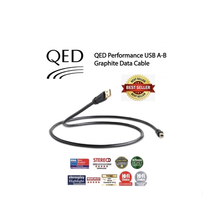 QED Performance USB A-B Graphite Data Cable (1.5M)(3.0M) | Shopee Malaysia