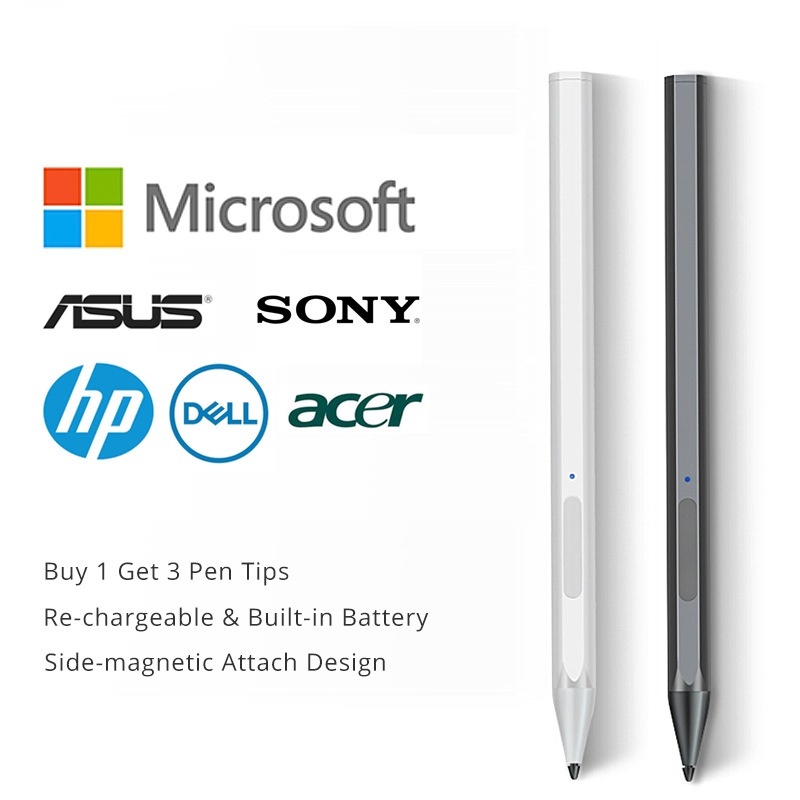 Surface Pen Stylus Active Pen for HP Envy 17-aexxx Envy x360 15-bo0xx ...