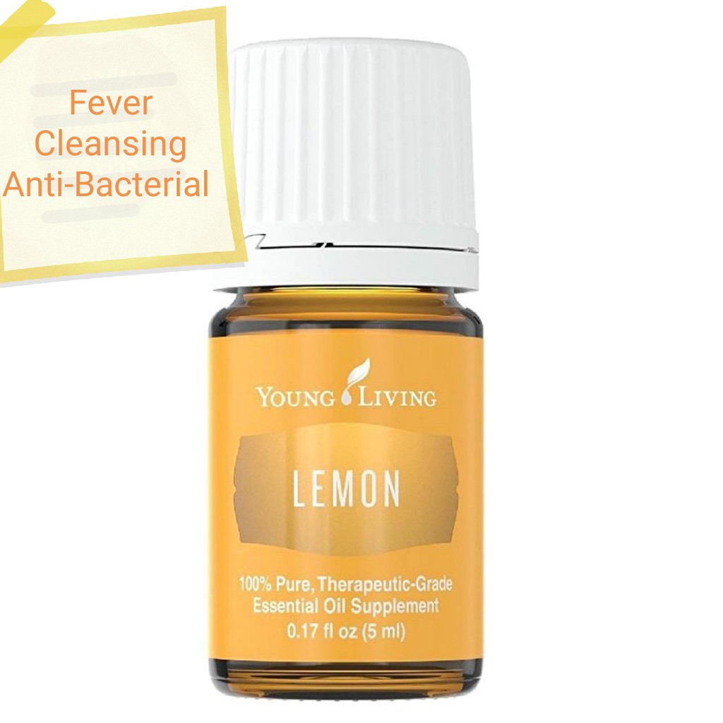 100% original Young living lemon essential oil 15ml+ free gift | Shopee ...