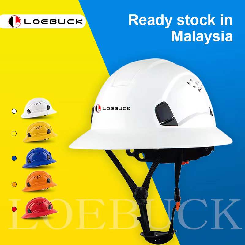 LOEBUCK Safety helmet ready stock Topi keselamatan topi keledar ...