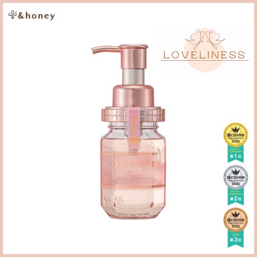 &Honey Melty Moist Repair Hair Oil 3.0 [Made In Japan] | Shopee Malaysia