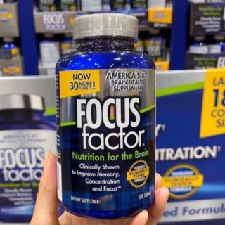 Focus Factor Brain Supplement - Enhance Memory - 180 pills | Shopee ...