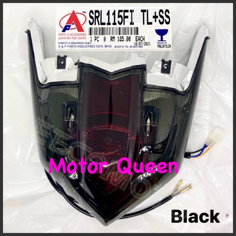 YAMAHA SRL115-FI TAIL LAMP ASSY - MODIFY / TANAM SIGNAL / PNP DEMAK DVS ...