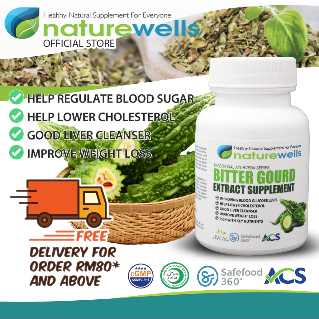 New!! Naturewells Bitter Gourd Peria Katak Control Blood Sugar 20x ...
