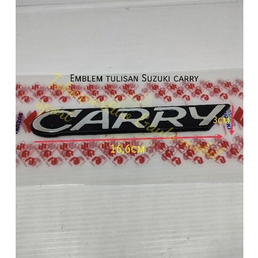 Emblem logo Letter Writing sticker Emblem Suzuki carry | Shopee Malaysia