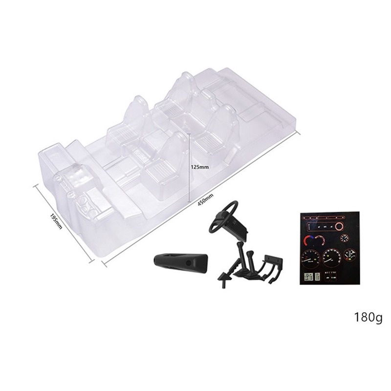 RC Car Upgrade Traxxas Trx4 Body Shell Transparent Simulation Interior ...