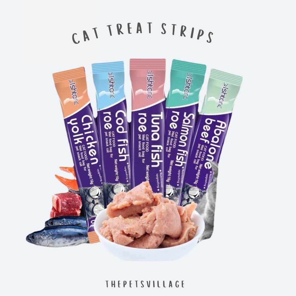 Ishtar CAT TREATS/CAT SNACK 15gr | Shopee Malaysia