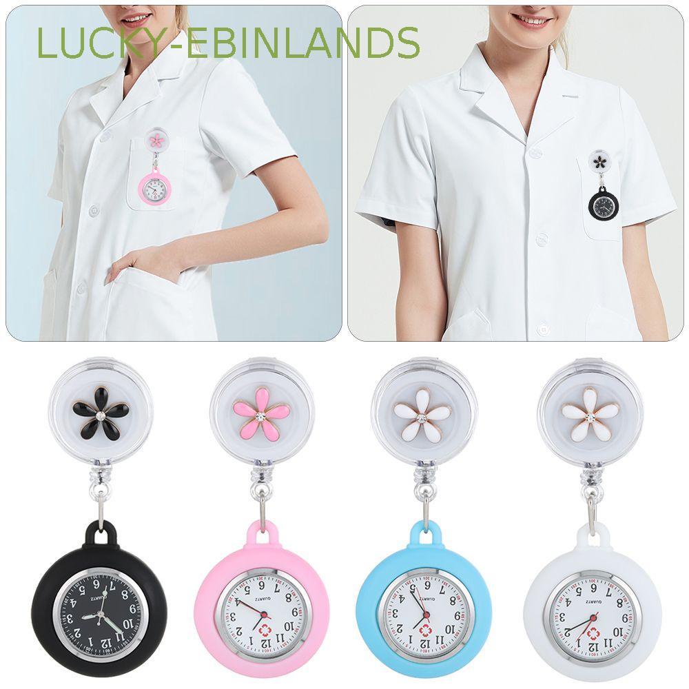 EBINLANDS Gift Doctor Pocket Watches Glass Retractable Nurse Watches ...