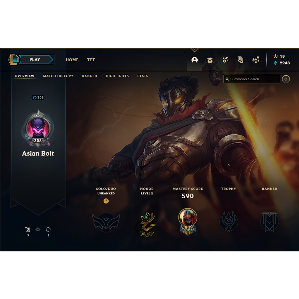 League of Legend Account (Garena) | Shopee Malaysia