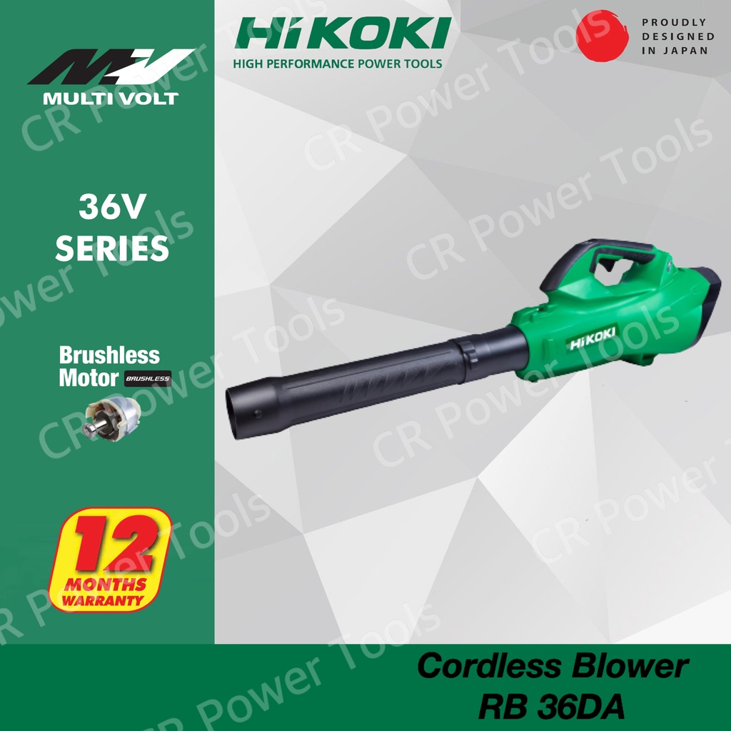 HIKOKI CORDLESS BLOWER RB36DA 36V SOLO/SET | Shopee Malaysia