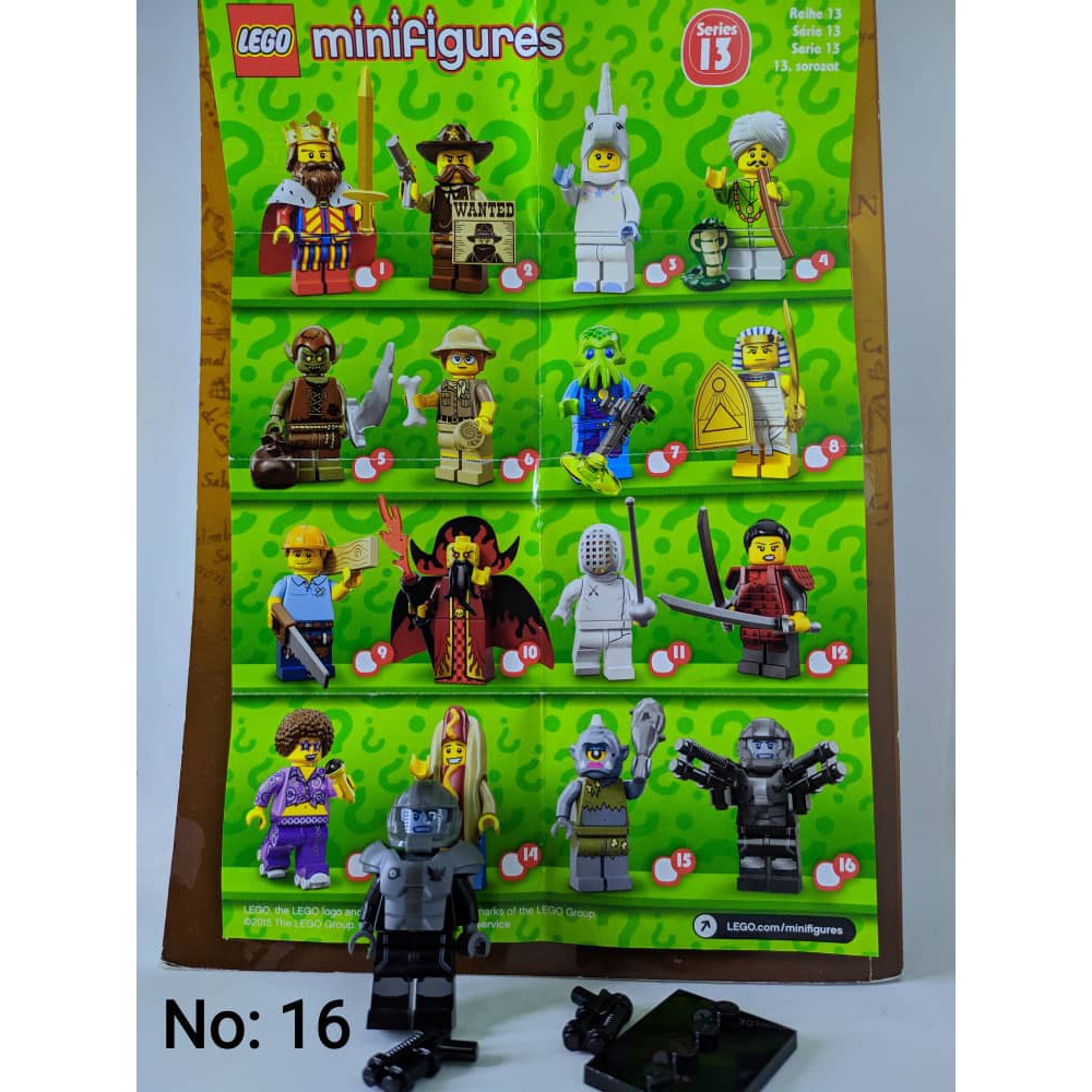 LEGO-MINI FIGURES-SERIES 13-NUMBER 16-ORIGINAL LEGO PRODUCT | Shopee ...