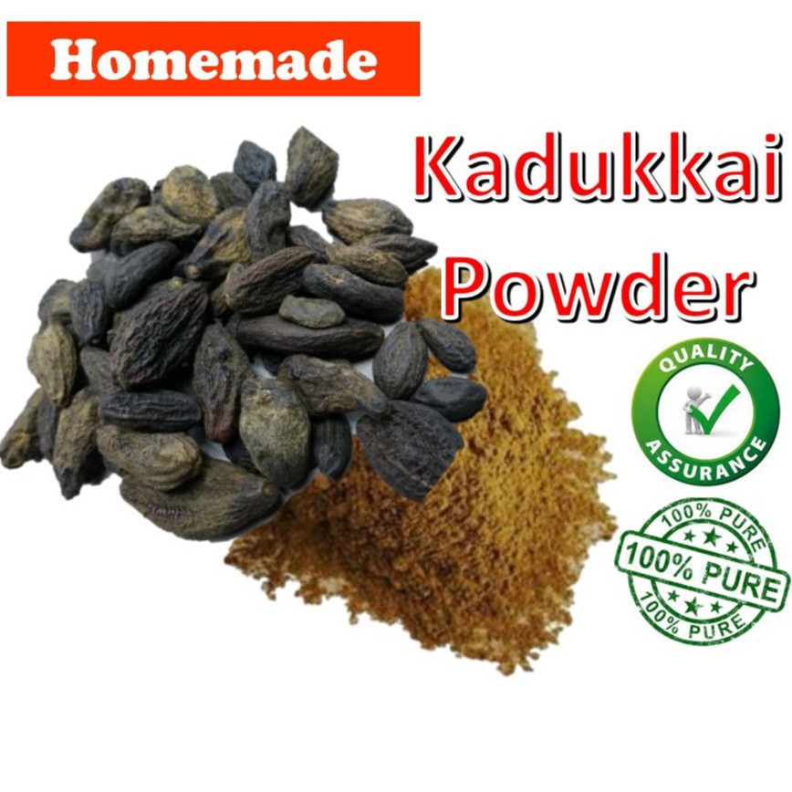 Seedless Kadukai Powder (50g) / Manjakiling / Haritaki Powder | Shopee ...