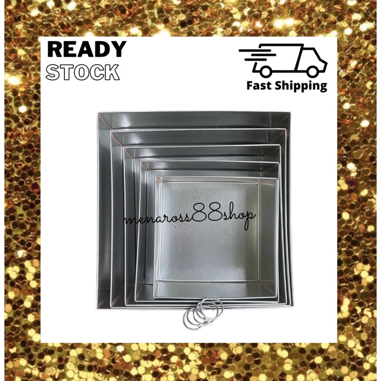 Loyang Kek Square Cake Pan Cake Loyang Petak Petak Brownies Baking ...