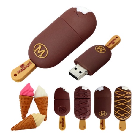 High speed ice cream USB flash drive 2TB cartoon USB flash drive 8GB ...
