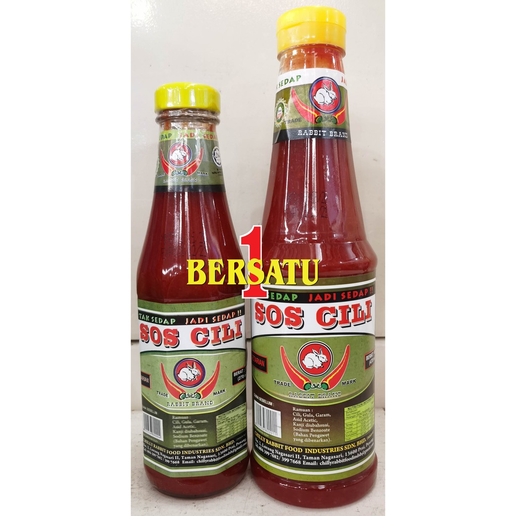 Penang Famous : Sos Cili Cap Arnab / Rabbit Brand Chilly Sauce 320g ...