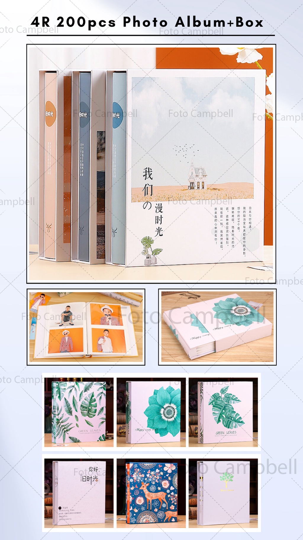4R Photo Album+Box(200pcs)Ready Stock | Shopee Malaysia