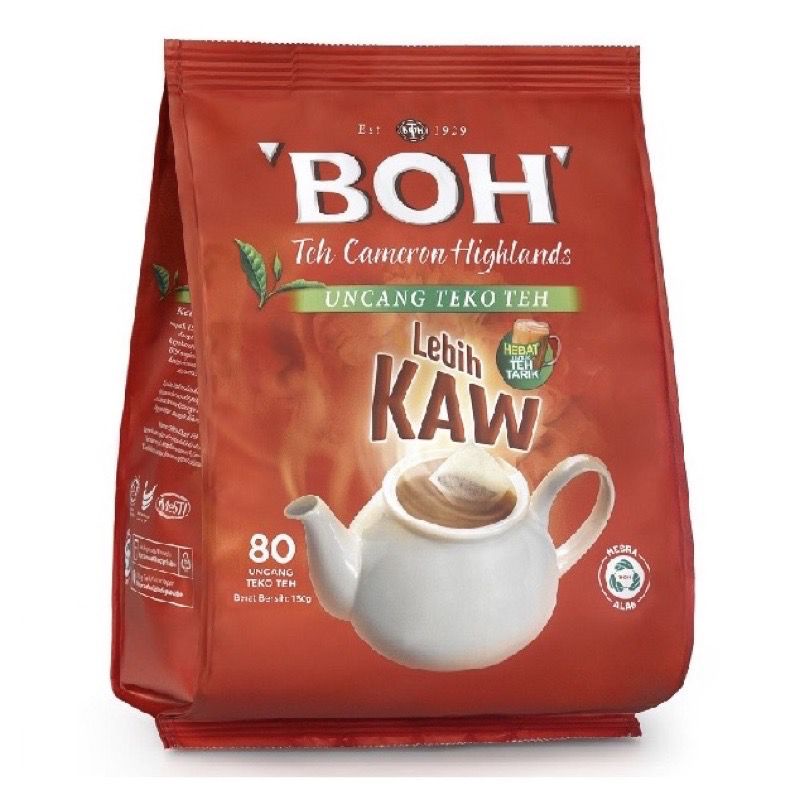 Boh Tea Pot Bags Series (40's/80's/120's) | Shopee Malaysia