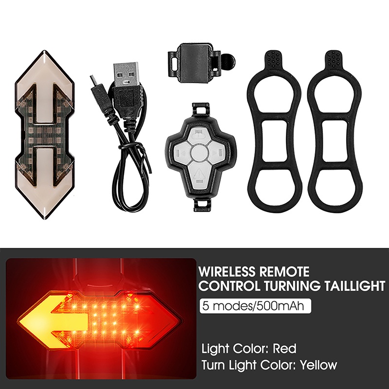 WEST BIKING Lampu Basikal Bicycle Taillight Wireless Remote Bicycle ...