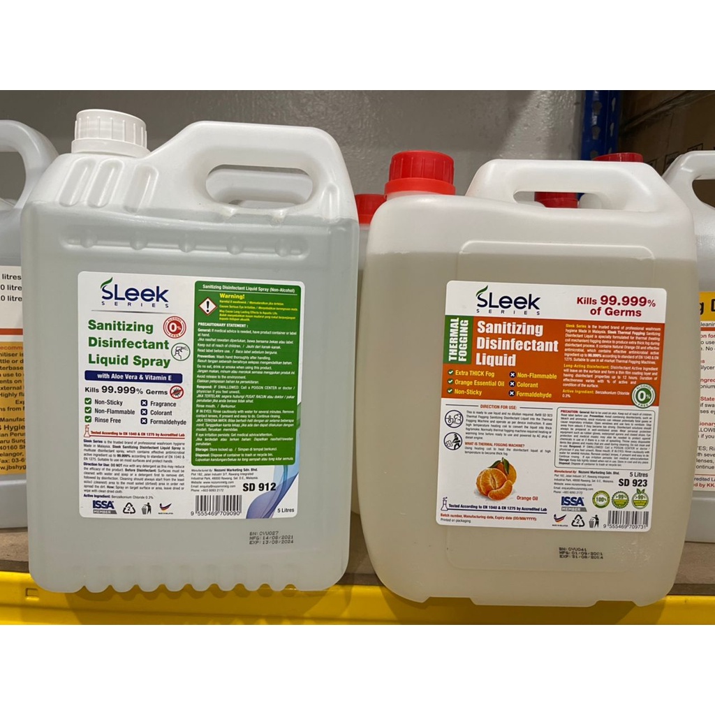 SLEEK SANITIZING DISINFECTANT LIQUID | Shopee Malaysia