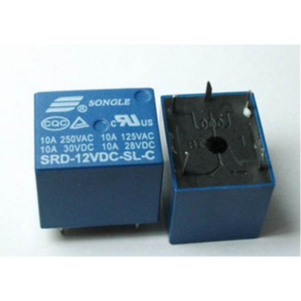 12V DC Power Relay 5 PINS SRD-12VDC-SL-C 12VDC 10A | Shopee Malaysia