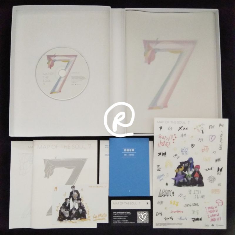 [ Bts MOTS 7 version 1 Album Only Fullset Map of the Soul ver.1 ...
