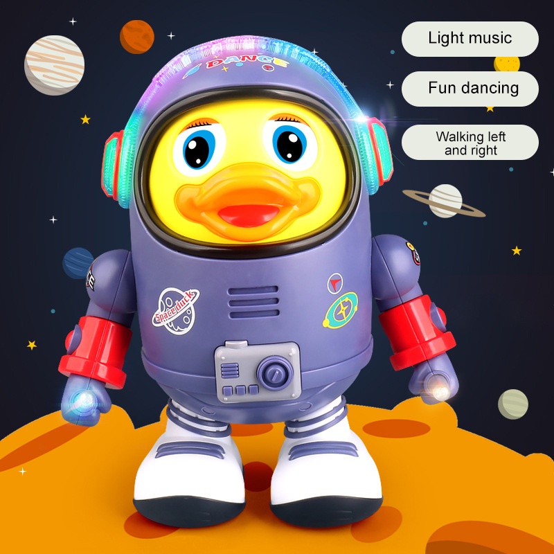 Oceanstar Cartoon Dance Robot Joget Toys Electric Dancing Space Duck ...