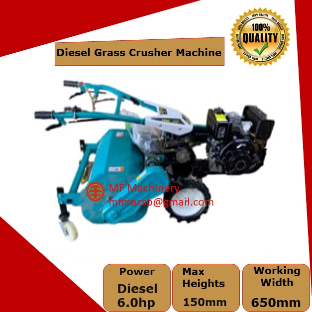 Mf Professional Diesel Grass Crusher Machine | Shopee Malaysia