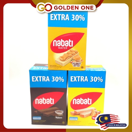 Nabati 16g Richeese Cheese Wafer / Peanut Butter Wafer [EXTRA 30 %] (Price for 1 box) | Shopee ...
