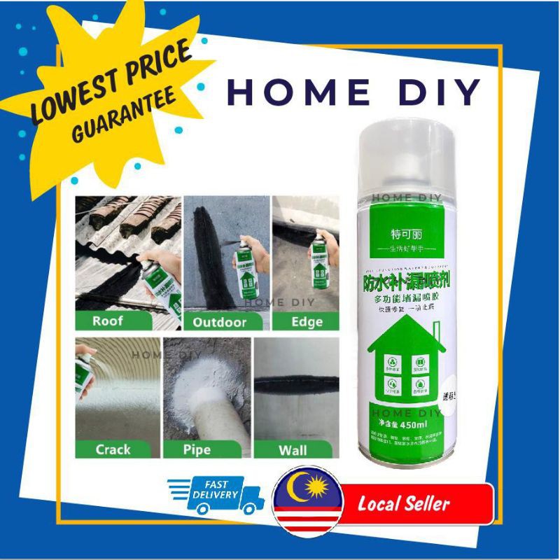 Gam Spray Kebocoran Anti Bocor Kalis Air Waterproof Baiki Paip Bocor ...