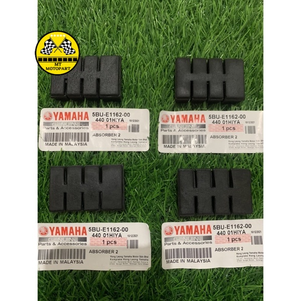🔥ORIGINAL HLY🔥 ABSORBER 2/GETAH BLOCK 1 SET (4PCS) YAMAHA 125Z,125ZR ...