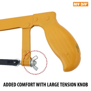 MYDIYHOMEDEPOT - WELLOO 12" Hacksaw Frame Saw Metal Hand Saw Gergaji ...