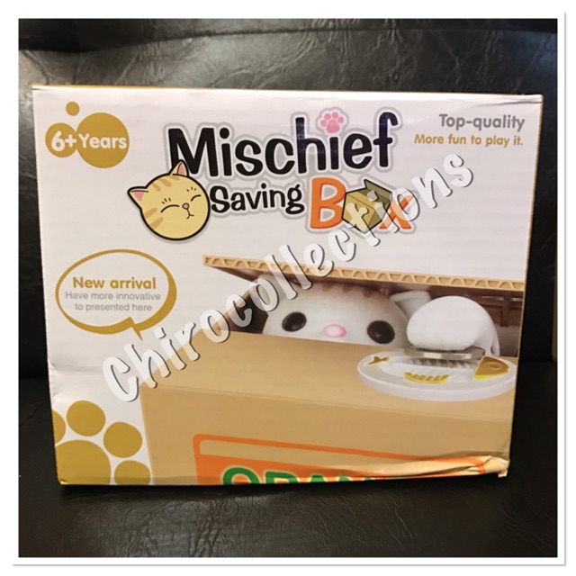 Mischief Cat Saving Box | Shopee Malaysia