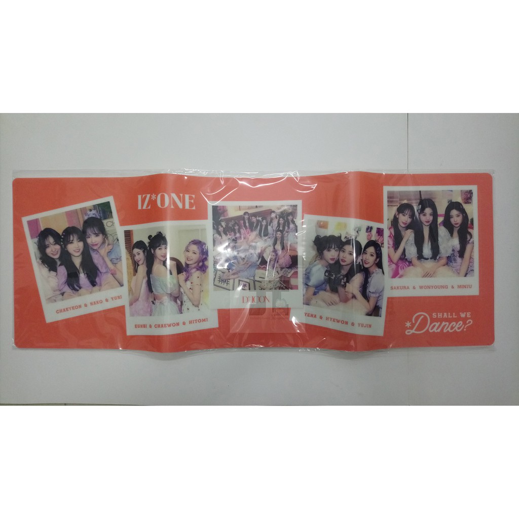 (Ready Stock) IZ*ONE Shall We Dance? Deluxe version deskmat(can use as ...