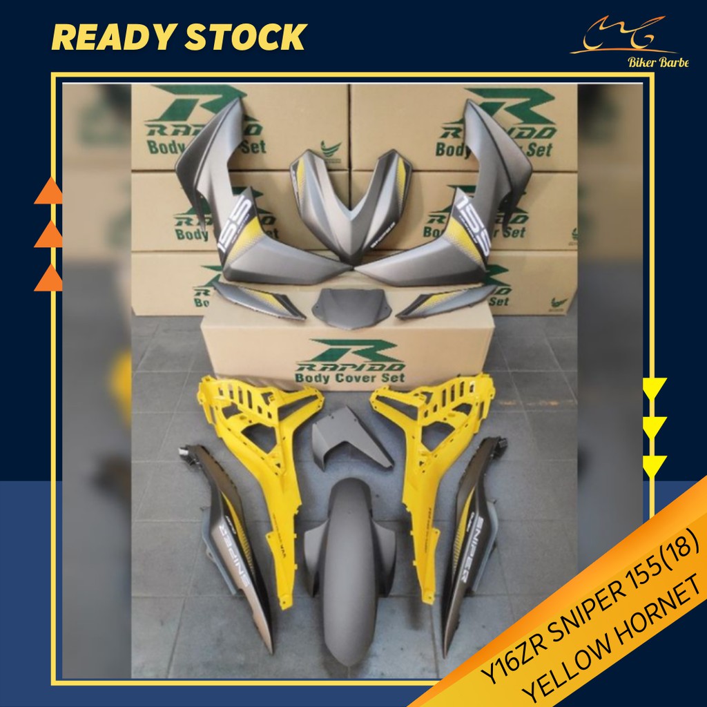 [READY STOCK] COVERSET/BODYSET YAMAHA Y16/Y16ZR SNIPER 155 SET (18 ...