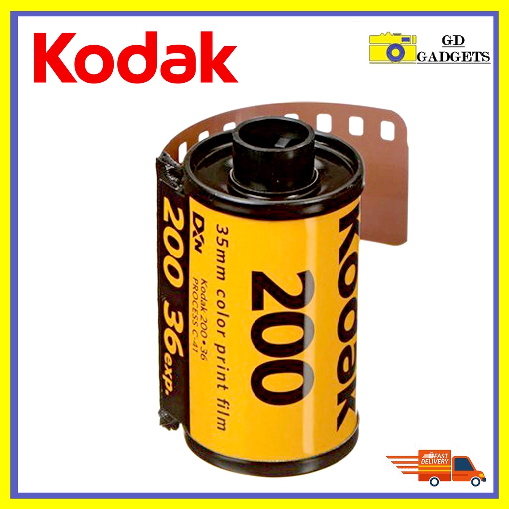 (Ready Stock) Kodak GOLD 200 / GOLD ISO ASA 200 36 EXPOSURE Color ...