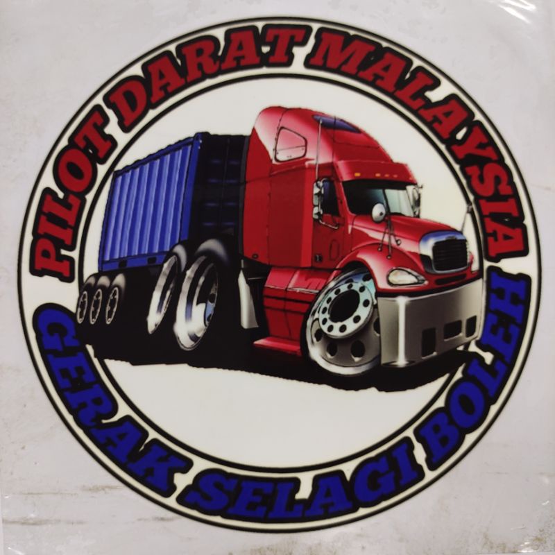 Truck Group Sticker Pilot Darat Malaysia Gerak Selagi Boleh Sticker ...