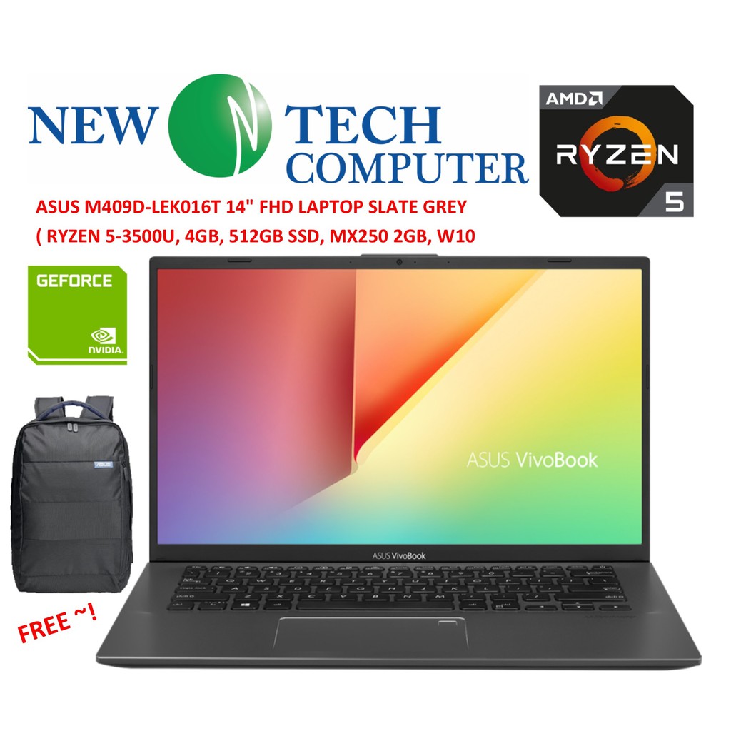 Asus M409D-LEK016T Grey / M409D-LEK017T SILVER Laptop ( Ryzen 5-3500U ...