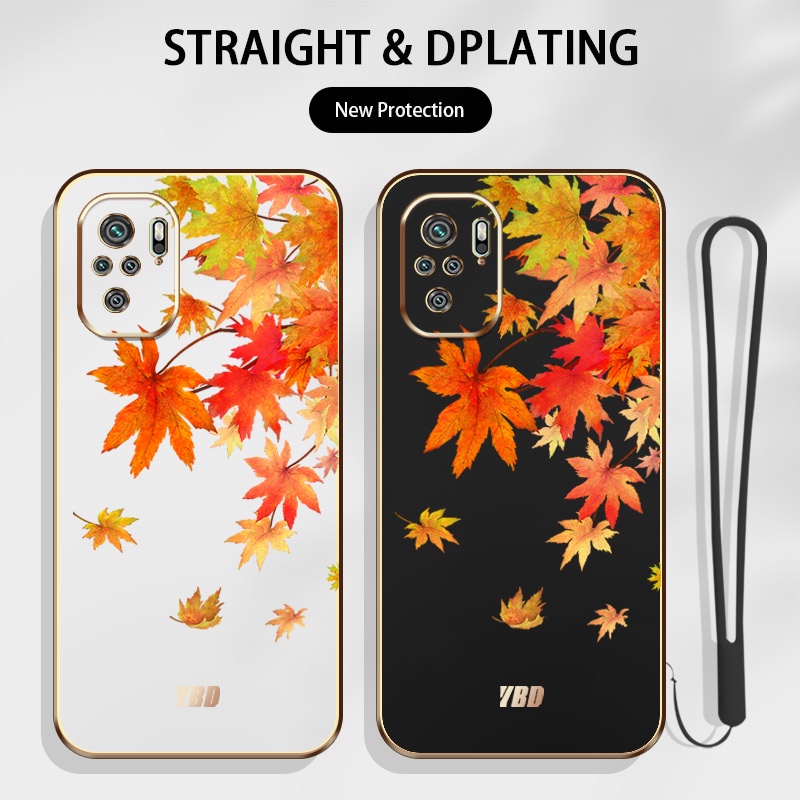 Phone Case Xiaomi Redmi Note 10 10S Note 10 Pro Max 4G 5G Yellow Maple ...