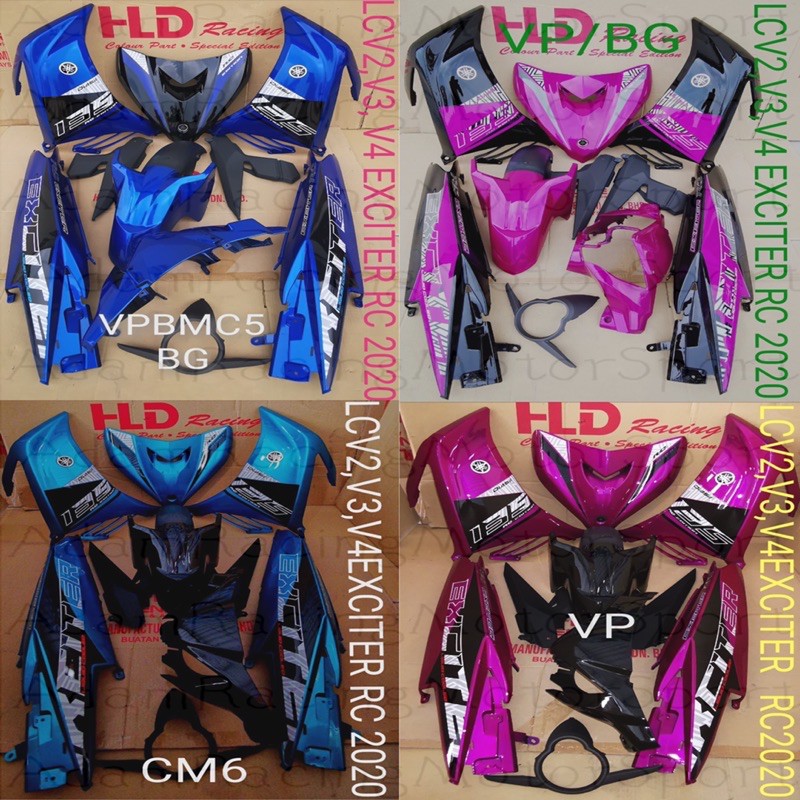 Ready Stock Yamaha LC135 V2 V3 V4 Exciter RC 2020 Sticker Tanam ...
